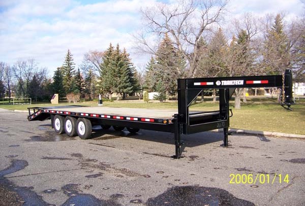Gooseneck Hitch Flatdeck Trailer Commercial Series