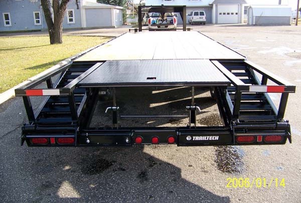 Gooseneck Hitch Flatdeck Trailer Commercial Series