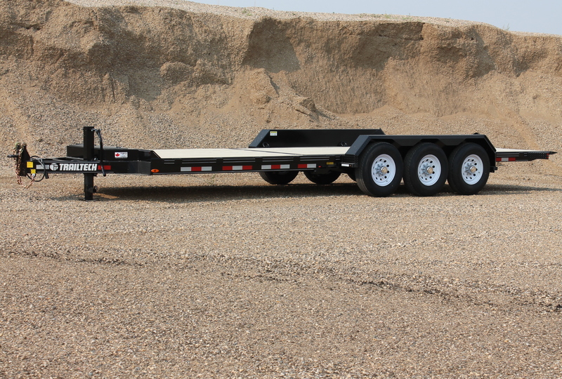 Flatdeck Trailer with Tilting Loading Ramp - Trailtech Premier