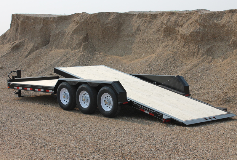 Flatdeck Trailer with Tilting Loading Ramp - Trailtech Premier