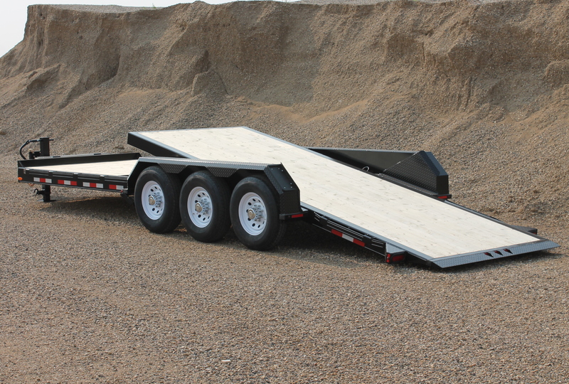 Flatdeck Trailer with Tilting Loading Ramp - Trailtech Premier