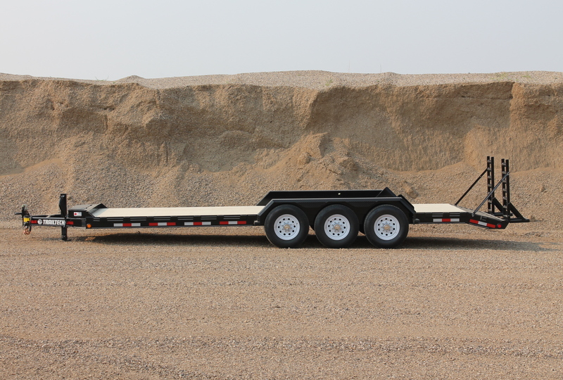 Flatdeck Trailer with Tilting Loading Ramp - Trailtech Premier