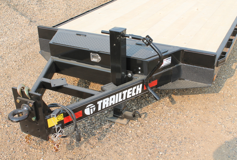 Flatdeck Trailer with Tilting Loading Ramp - Trailtech Premier