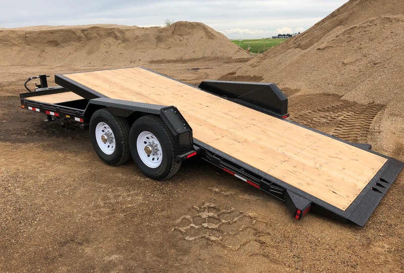 Flatdeck Trailer with Tilting Loading Ramp - Trailtech Premier